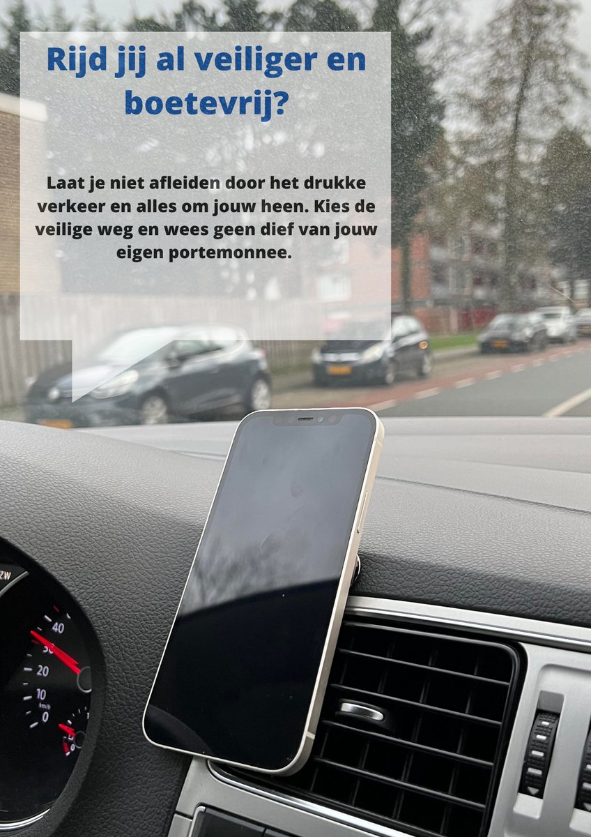 Onze magnetische telefoonhouder - Off road en Drempel proof - Auto ...