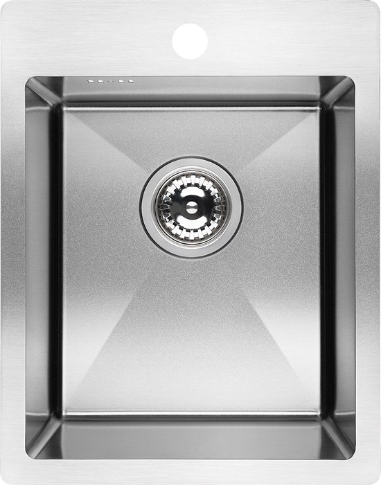 Marmara - 1-bak spoelbak, inox | bol