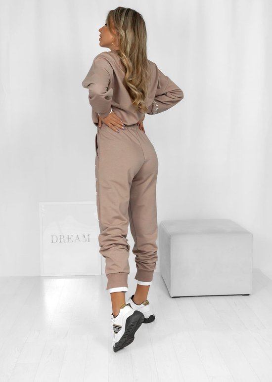 BEIGE trainingspak /huispak MINO NewCollectie | bol.com