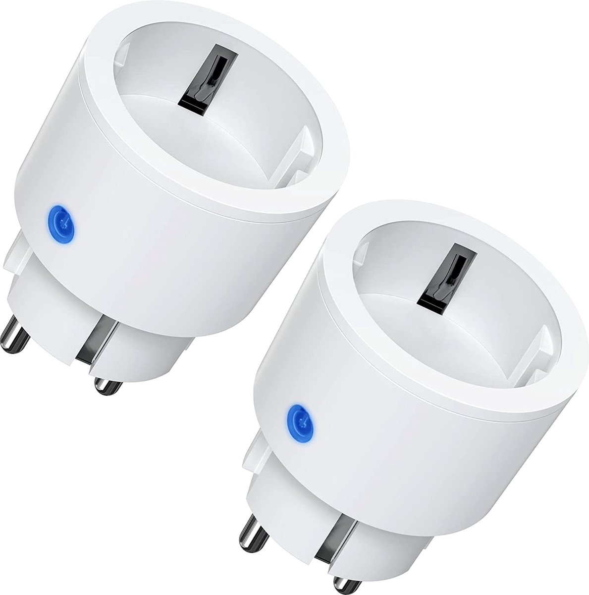 Wifi stopcontact, WLAN Smart stopcontact, 2 stuks, Smart Home (via Tuya ...