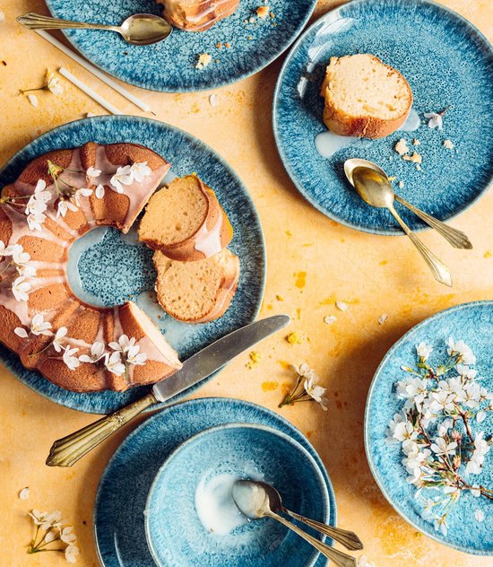 Egg back home cool blue bord d22cm | bol