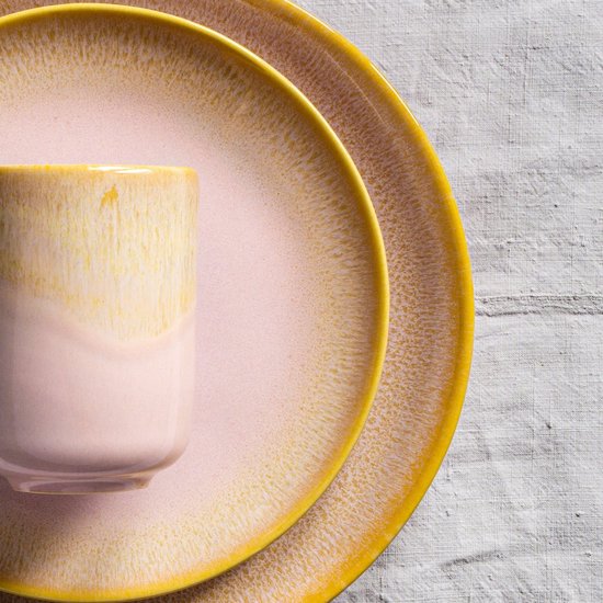 Egg back home pink sunset bord d22cm | bol