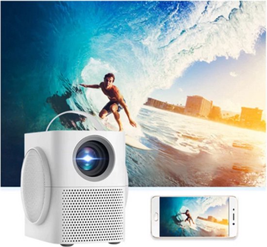 Fundigo - Draagbare beamer - Mini projector - Beamer - Mini beamer ...