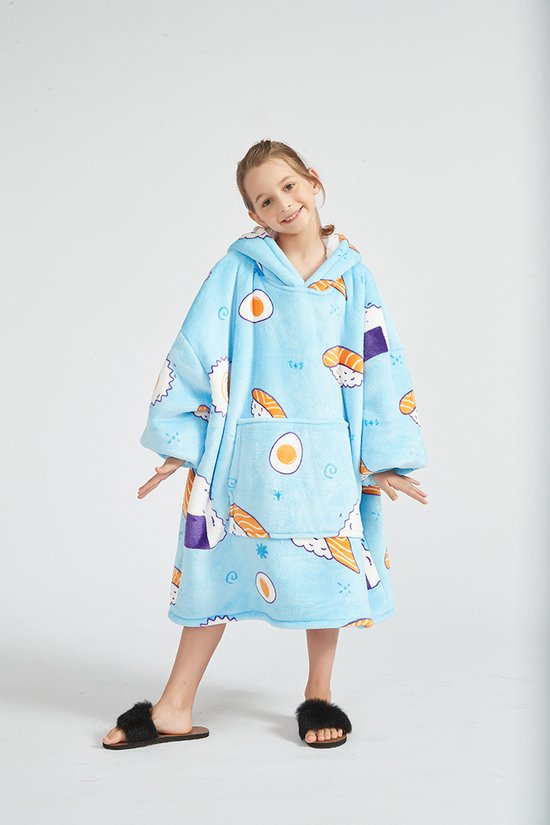 Deekie Oodie Hoodie Deken - Snuggie Snuggle Cuddle Hoodie - Tv Fleece ...