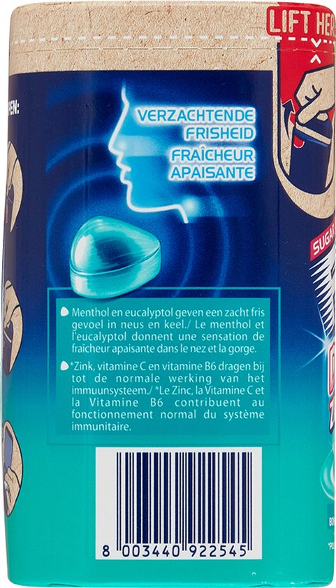 Frisk Defensive peppermint - suikervrije kauwgom - 75 stuks x 4 | bol