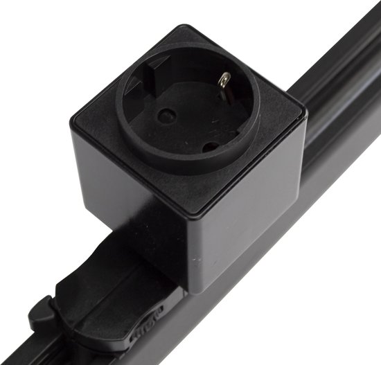 3-Fase Rails | Euro stopcontact | Zwart | bol