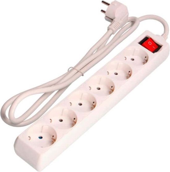 Power Socket - 6 Sockets with Switch EDM Schuko (1,5 m) | bol