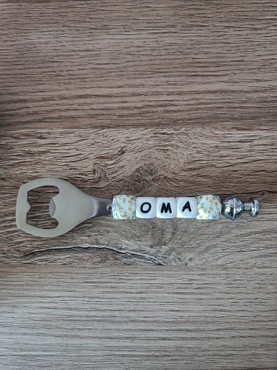 Flesopener voor Oma - Flessenopener RVS - 1 stuk - Gepersonaliseerde ...