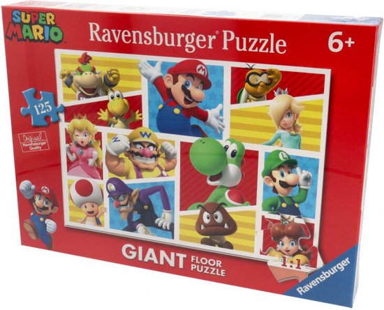 Ravensburger Super Mario, 125 stuk(s), Videospel, 6 jaar | bol