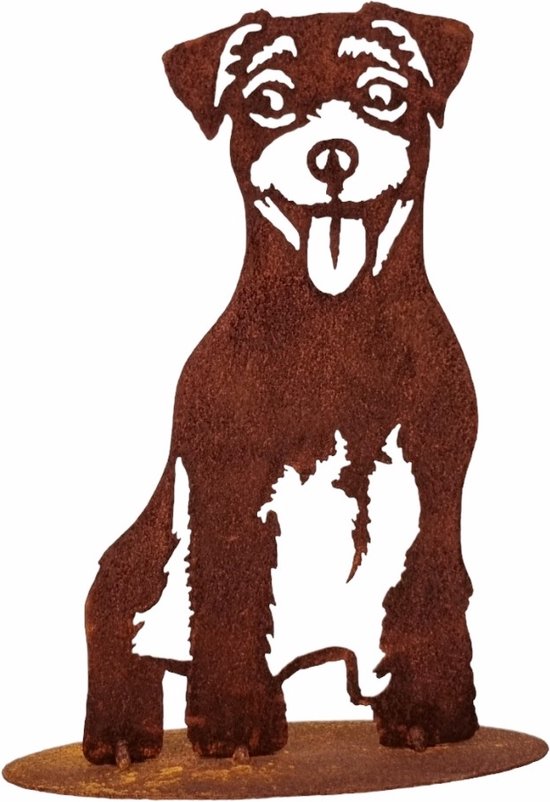 Dream-Garden Tuinbeeld Bozz de Langharige jack Russel Frame 30 cm | bol