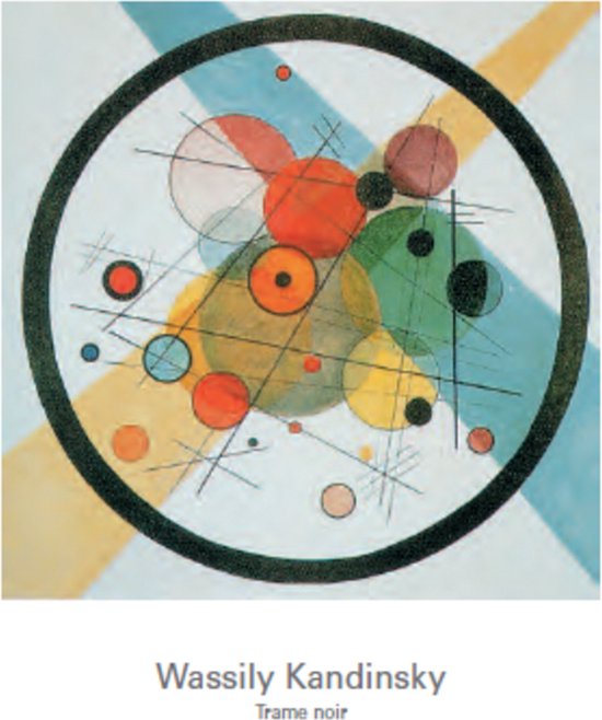 Wassily Kandinsky - Circles in a Circle - Kunstposter - 60x80 cm | bol