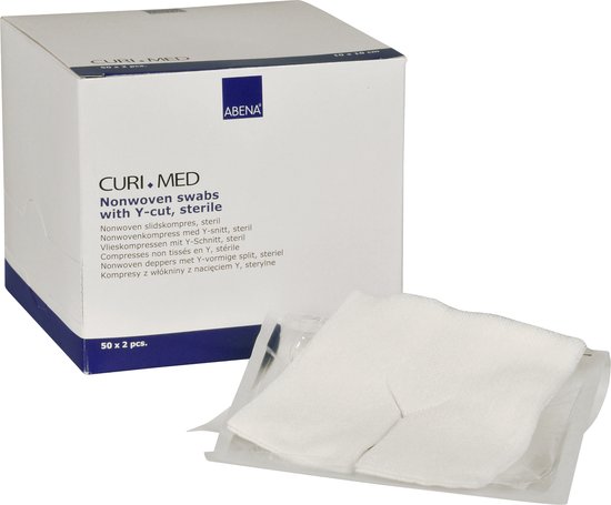 Abena Splitkompressen - 100 Stuks - Absorberend Verband - 4 Laags ...