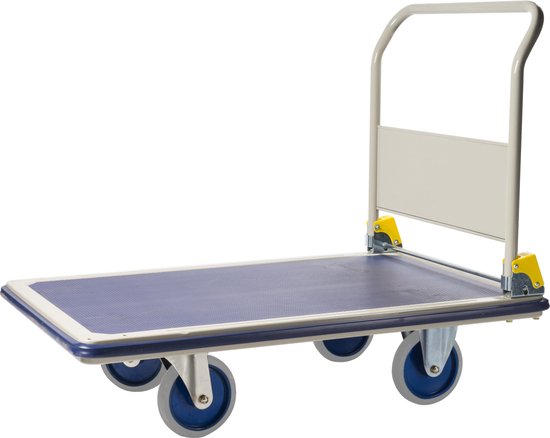 Prestar Plateauwagen 124x79cm max 500kg. 200mm wiel | bol