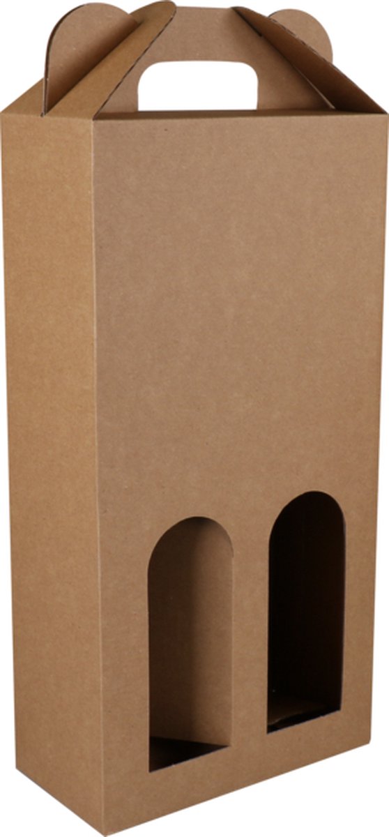 Carton - Gamme Basic - 2 bouteilles - carton ondulé - marron - Value ...