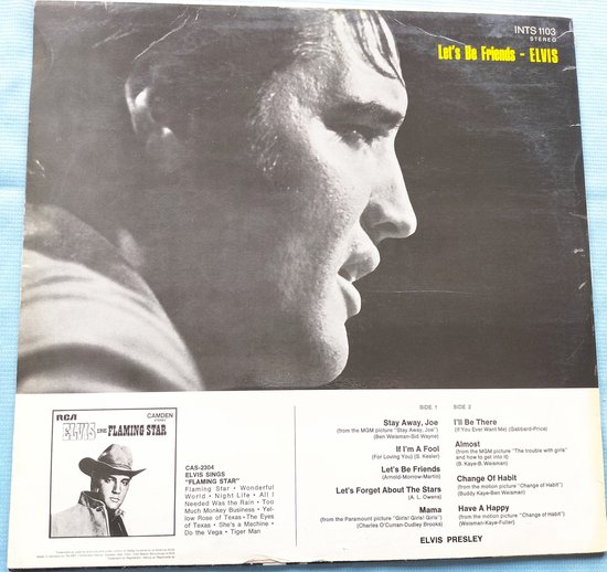 Elvis Presley - Let's Be Friends (1970) LP, Elvis Presley | Muziek | bol