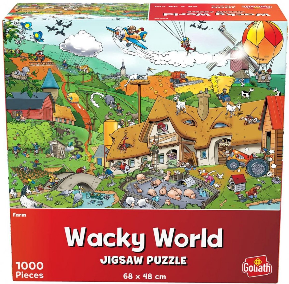 Goliath Wacky World Puzzel FARM 1000 stukjes | bol.com