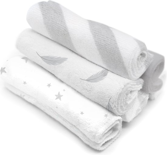 Kushies - Billendoekjes - Wasbare Billendoekjes - Washandjes - 6 pack ...