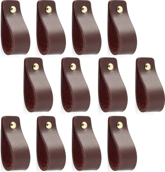 Buffel&Co Leren Handgrepen – Meubelgreep – Handvaten Kast – Keukengreep ...