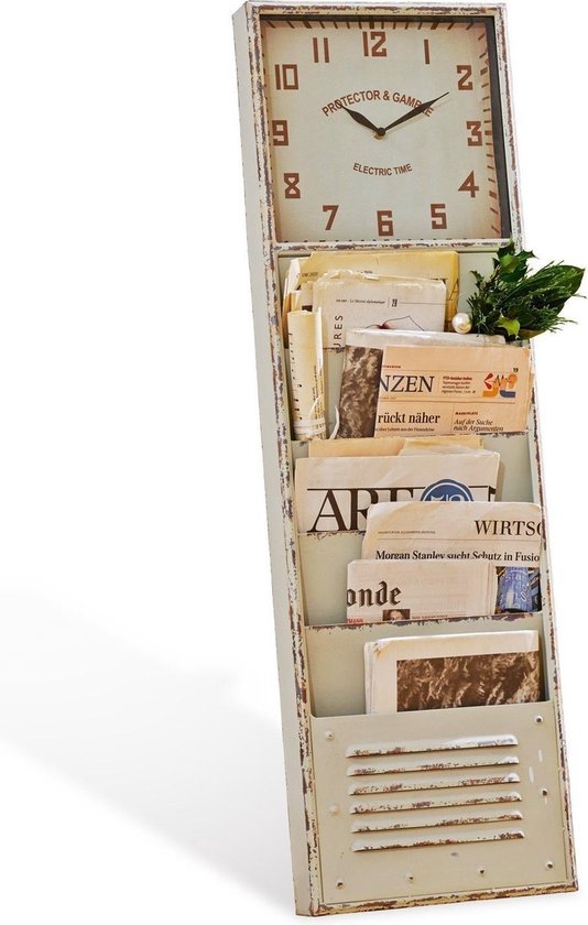 LOBERON Krantenhouder Russellville crème | bol.com