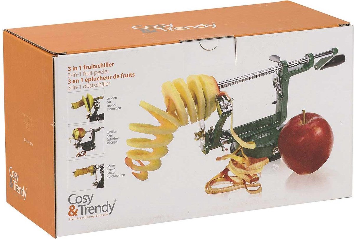 Cosy & Trendy Appelschilmachine Met Zuignap Rood Groen | bol.com