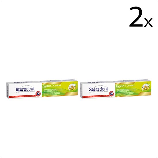 Steradent Fixative Comfort 75gr x2 | bol.com