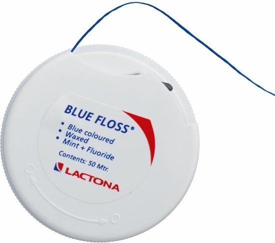 Lactona Floss Blue floss - 50mtr | bol
