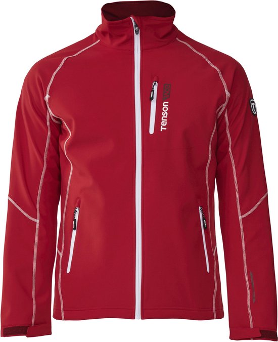 Tenson Race Softshell M - Outdoorjas - Heren - Rood - Maat M | bol.com