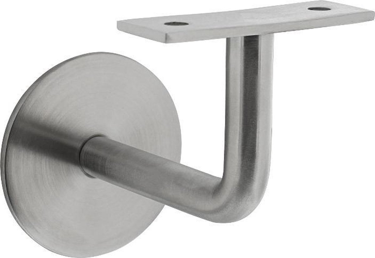 Intersteel Leuninghouder gebogen vlak zadel rvs geborsteld | bol.com