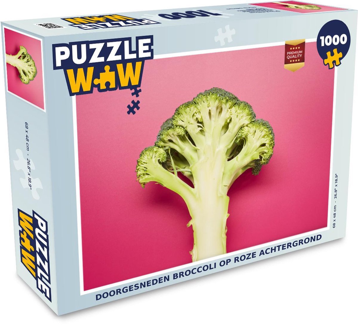 Puzzle Coupe transversale alimentaire 1000 pièces - Couper le brocoli ...