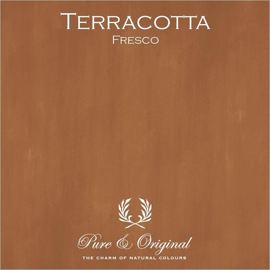 Pure & Original Fresco Kalkverf Terracotta 5 L | bol