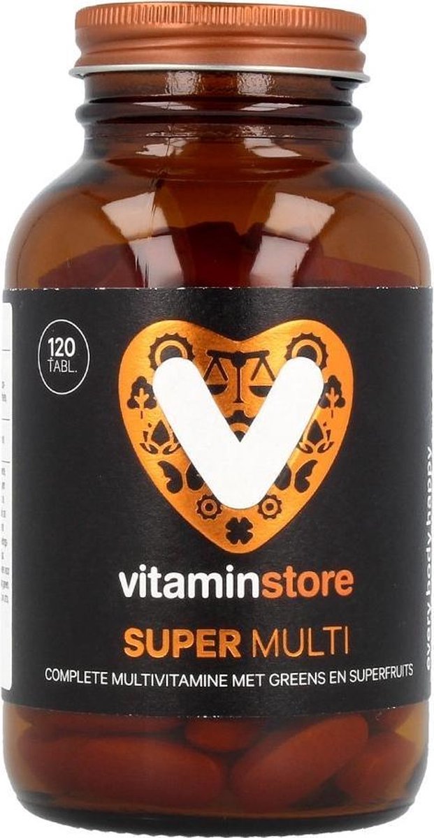 Vitaminstore - Super Multi (multivitamine) - 120 tabletten | bol.com
