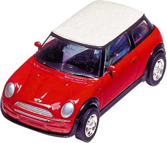 Welly Metal mini Cooper: rouge 7 cm | bol.com