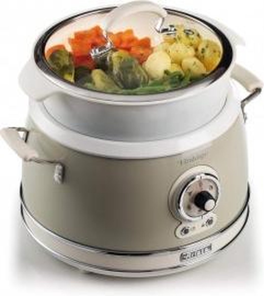 Ariete Vintage stoomkoker, beige | bol.com