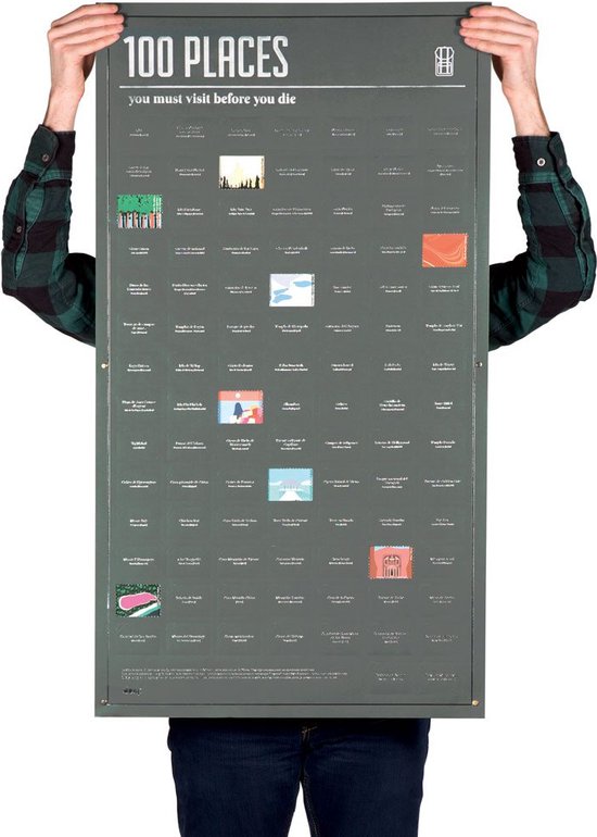 100 Places You Must Visit Before You Poster Board - Infoupdate.org
