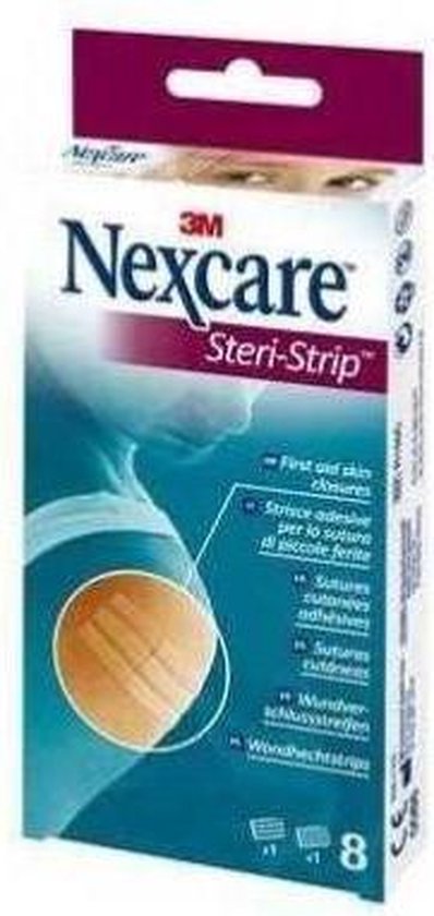 3M Nexcare - Steri-Strips Wondhechtstrips - 8 stuks | bol