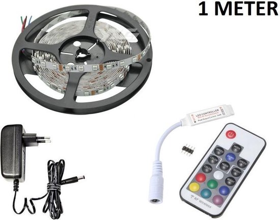 LED Strip RGB - 1 Meter - 30 LEDS Per Meter - Niet Waterdicht | bol