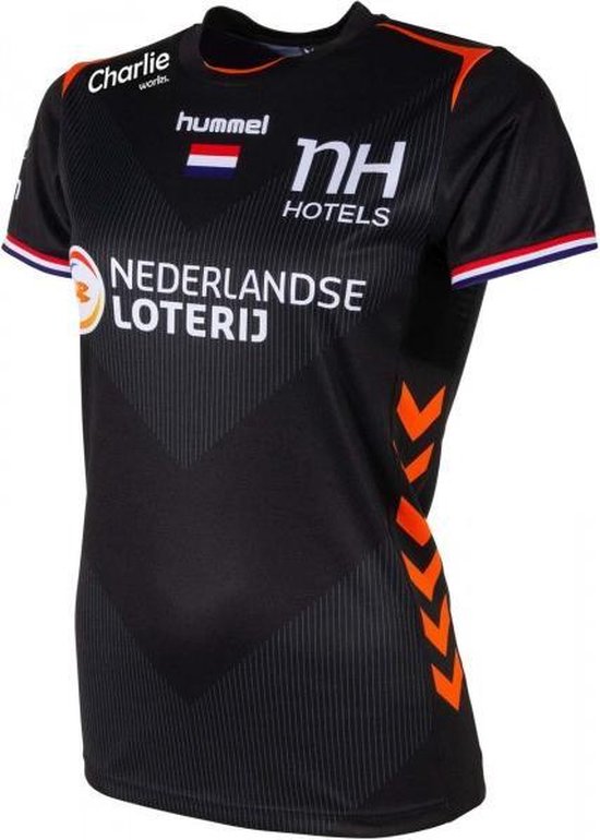NL Handbalteam Shirt Unisex - Zwart - maat L | bol