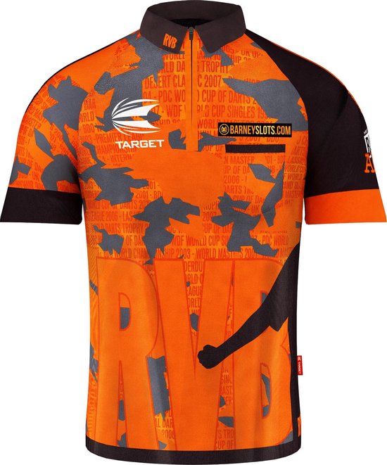 Target Raymond van Barneveld Barney Army Dart Shirt 2019 | bol