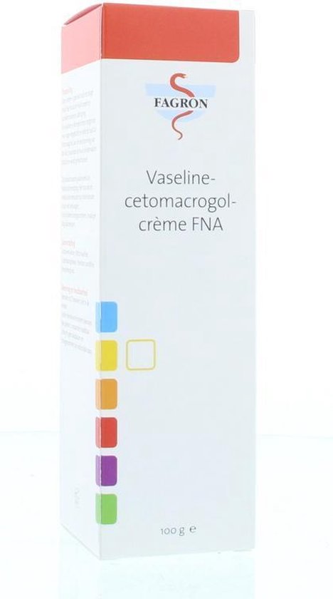 Fagron Vaselinecetomacrogol creme FNA met doos 100 gram | bol