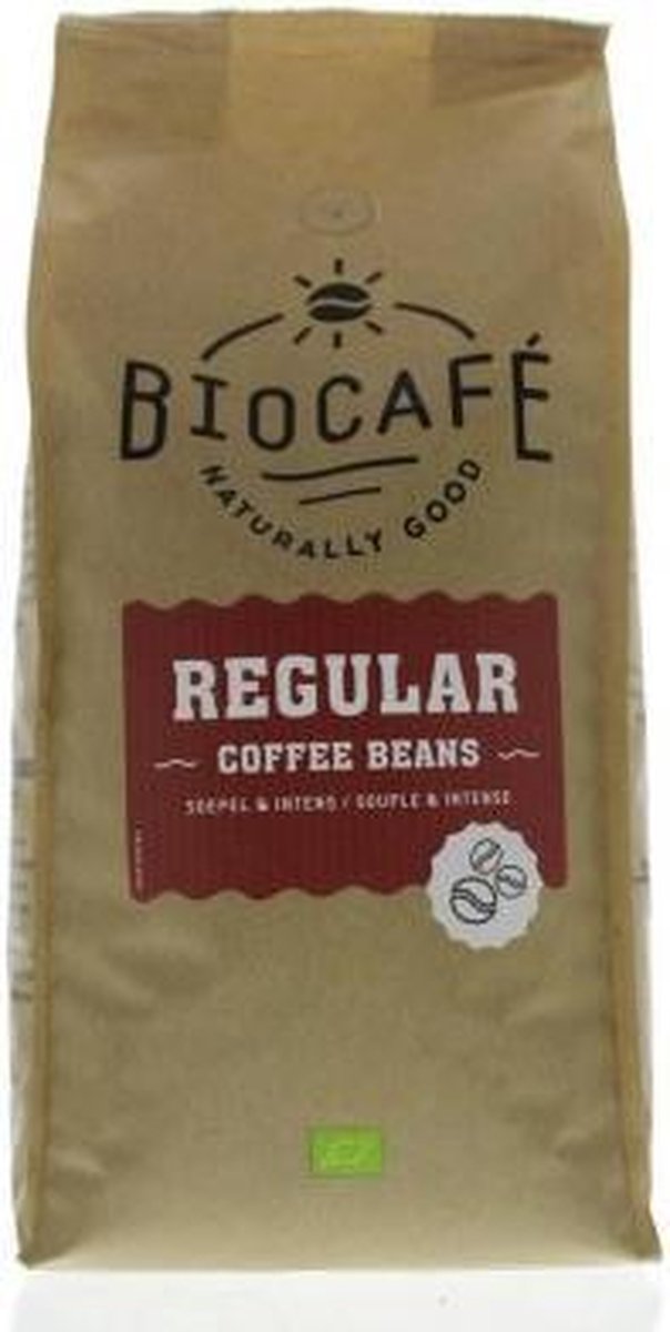 Biocafe Koffiebonen Regular Biologisch 1000 gr | bol