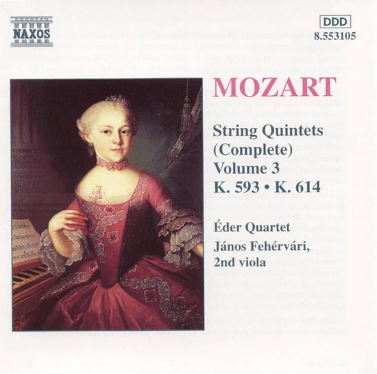 Eder Quartet - Mozart: String Quintets 3 (CD), Eder Quartet | Muziek | bol