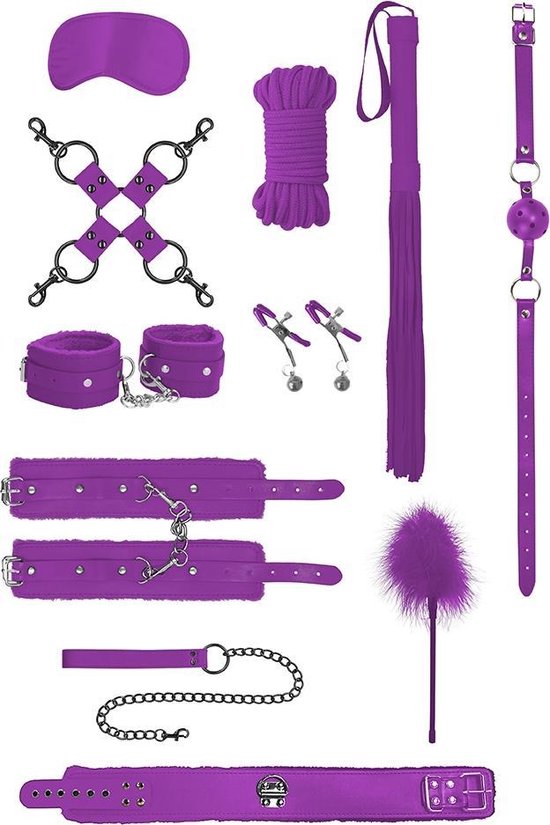 Intermediate Bondage Kit Purple Bol