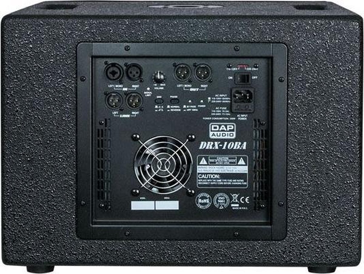 Actieve Subwoofer DAP DRX-10BA 300 Watt RMS | bol