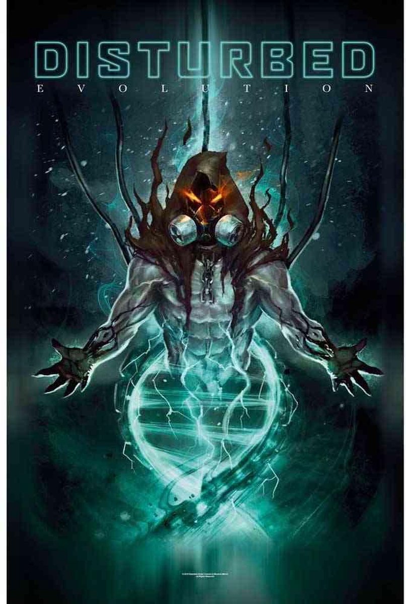 Disturbed Textiel Poster Flag Evolution Multicolours | bol.com