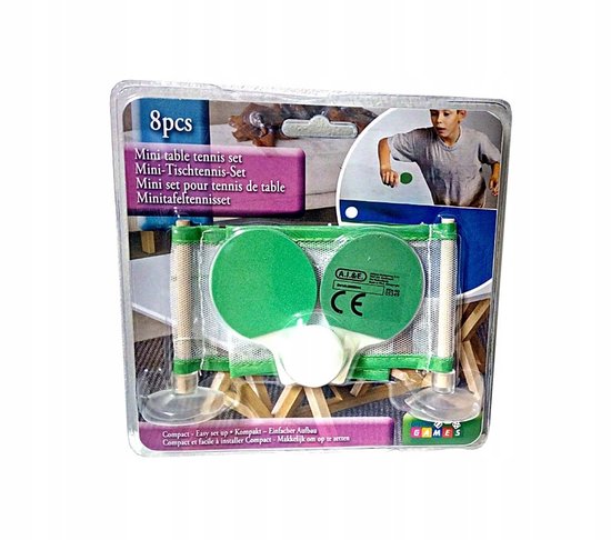 Mini Tafeltennis Set - Ping Pong Spel voor Jong en Oud | bol