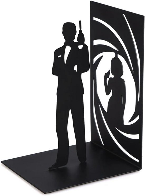 Zwarte Boeksteun Secret Agent van Metaal - Origineel Ontwerp | bol