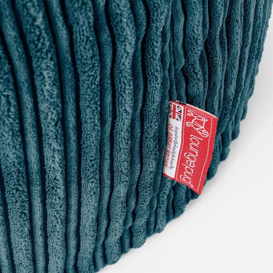 Comfortabele Grote Zitzak Bank, Corduroy Teal | bol