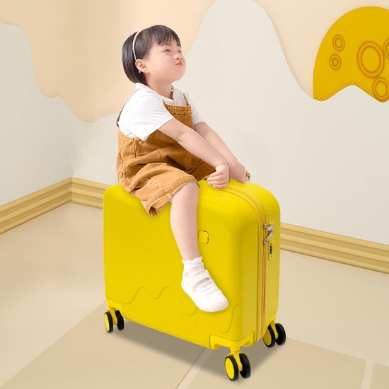 Kindertrolley en Reiskoffer om op te Zitten met Trekstang en Slot | bol