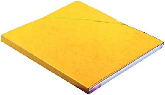 Kartonnen map met flap A4, 21 x 11,7 inch, DOS 15 mm, curry geel | bol