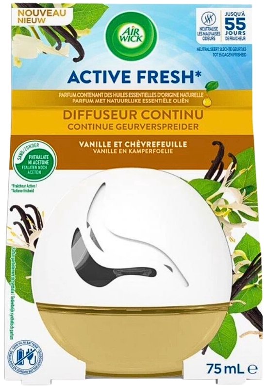 Air Wick Decosphere - Luchtverfrisser - Vanille & Kamperfoelie - 75ml ...